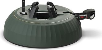 Krinner X-Series Deluxe Christbaumständer X-280 Deluxe Weihnachtsbaumständer NEU inkl. Fußpedal mit Sicherungsglocke und 3,7 Liter Wassertank für Baumhöhe bis