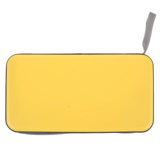 Valiclud Baluue DVD H&uuml;lle f&uuml;r 80 CDs aus Robustem Hartplastik Tragbare Gelbe CD Aufbewahrungstasche mit Rei&szlig;verschluss Platzsparend f&uuml;r Musik Film und Audiodis