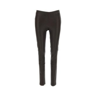 Arma Femme, Pantalons, Brun, Taille: 36 FR Pantalon en cuir