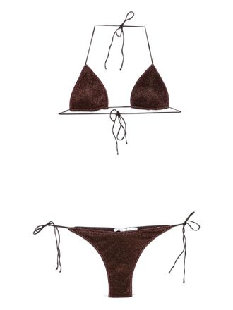 Os&eacute;ree triangle beachwear - Braun