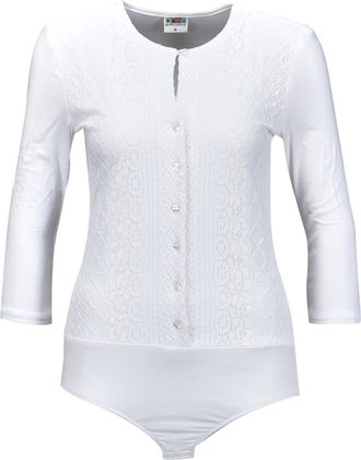 Berwin & Wolff TRACHT FOLKLORE LANDHAUS Body mit Streifenspitze im Vorderteil 236319