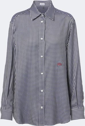 Loewe Hemd aus Seiden-Twill