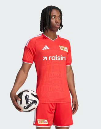 adidas Union Berlin 26/27 Heimtrikot in leuchtendem Rot / Wei&szlig;