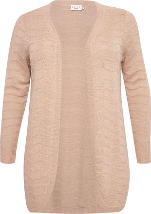 Kaffe Curve Strickjacke KCemana XL, Fudge XL