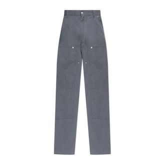Maison Margiela Homme, Pantalons, Gris, Taille: W32 Cotton Pantalons