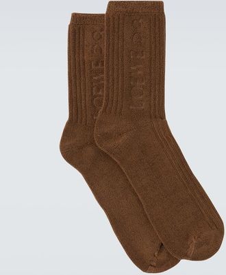 Loewe X On - Chaussettes en coton mélangé