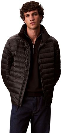 Calvin Klein Herren LS LT WT NYLON CHANNELED PUFFER Jacken, Schwarz (Schwarz), M
