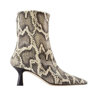 Aeyde Schlangenmuster Leder Stiefel mit spitzer Zehe - - Shoes - Damen - Mehrfarbig - 36 EU
