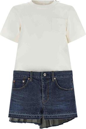 sacai Pull Col Rond - Multicolore