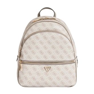 Guess Femme, Sacs, Beige, Taille: ONE Size Manhattan II Large Backpack