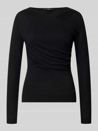 Windsor Longsleeve aus Lyocell-Mix in Wickel-Optik