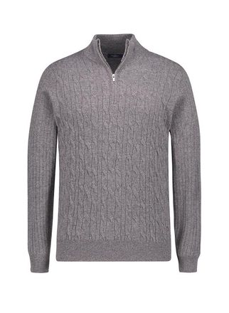 Hackett Herren Troyer grau unifarben