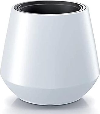 Prosperplast HEOS 32L Topf, mit Reservoir, Abmessungen (mm) 395x395x350, Farbe Wei&szlig;