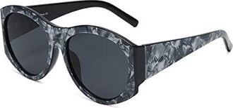 Generic Lunettes De Soleil Dextérieur À Grande Monture For Hommes Et Femmes, Idéales For Les Vacances Déplacements(Multi-colored)