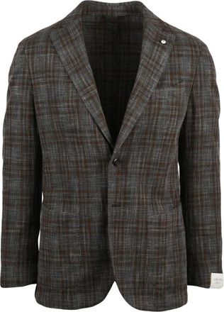 L.B.M. 1911 L.b.m. 1911, Homme, Vestes, Brun, Taille: XL Blazer Stondato