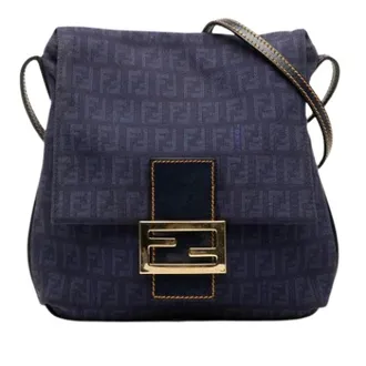 Fendi Pre-owned Vintage Crossbody Bag - - Pre-owned - Damen - Blau - ONE SIZE