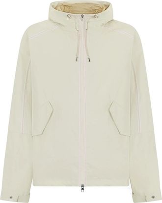 Moncler Homme, Vestes, Jaune, Taille: XL Veste Imperm&eacute;able avec Capuche
