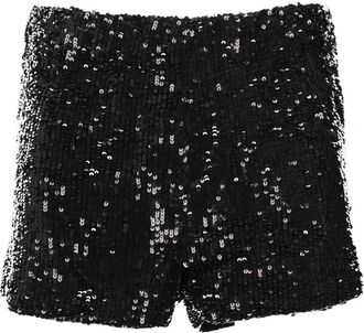 P.A.R.O.S.H. short brodé de sequins - Noir