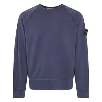 Stone Island Rundhals-Sweatshirt - - Sweatshirts & Hoodies - Herren - Blau - XL