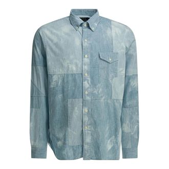 Polo Ralph Lauren Homme, Chemises, Bleu, Taille: L Pieced Chambray