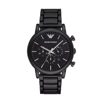Emporio Armani Luigi Chronograph - - Accessories - Herren - Schwarzk - ONE SIZE