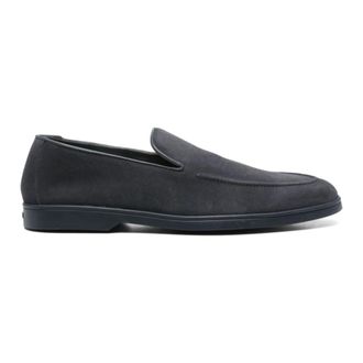 Doucal's Homme, Chaussures, Bleu, Taille: 44 EU Mocassin en daim