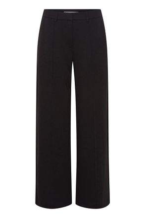 Ichi IHKATE SUS Office Wide PA Damen Hose Stoffhose mit Stretch gerader Schnitt, Größe:2XL, Farbe:Black (194008)