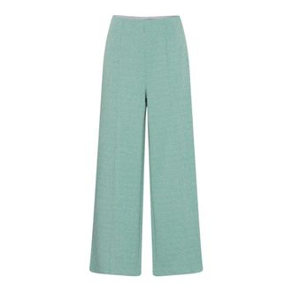 Ichi Ihkate Jacquard Hose - - Trousers - Damen - Gr&uuml;n - XS