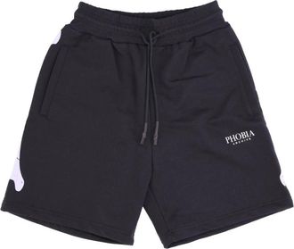 Phobia Archive Homme, Shorts, Noir, Taille: XL Skeleton Print Shorts