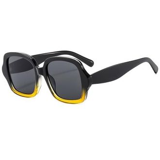 Generic Lunettes De Soleil Unisexes Grand Format For Lext&eacute;rieur, Id&eacute;ales For Les Trajets Domicile-travail Et Vacances. D&eacute;coratives(Yellow)