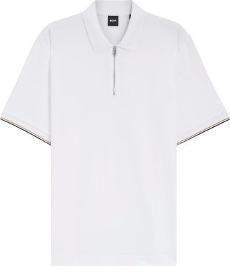 HUGO BOSS Homme, Tops, Blanc, Taille: 3XL C-Pei 04 Polo