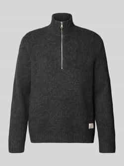 Jack & Jones Relaxed Fit Strickpullover aus elastischem Woll-Mix