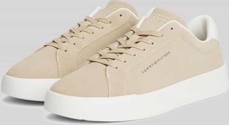 Tommy Hilfiger Sneaker mit Logo Detail aus echtem Leder