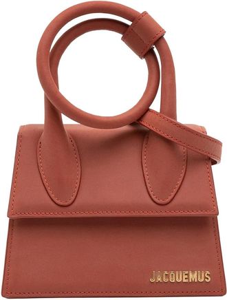 Jacquemus Hobo Bags - Nubuck Le Chiquito Noeud - Gr. unisize - in Rot - f&uuml;r Damen