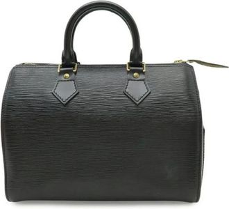 Louis Vuitton Sac &agrave; main Epi Speedy 25 Pre-owned - Femme - Pre-owned - Noir - Taille: ONE Size