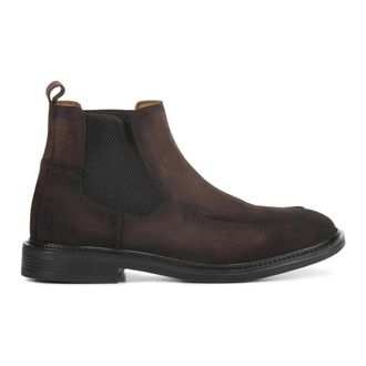 Stefano Lauran Braune Wildlederstiefel - - Shoes - Herren - Braun - 43 EU