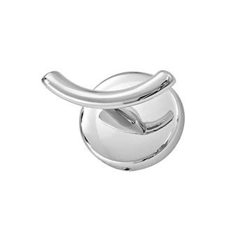 Fackelmann 86761 porte-serviettes de salle de bain, crochet salle de bain, porte gant de toilette, accessoires de salle de bain, crochet salle de bain, Chrom&eacute;, Z