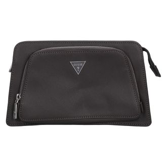 Guess Kosmetiktasche aus Kunstleder - - Bags - Herren - Grau - ONE SIZE
