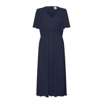 Ichi Ichi, Femme, Robes, Bleu, Taille: 44 FR Midi Robes