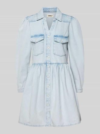 Only Mini-Jeanskleid aus reiner Baumwolle Modell CYRUS