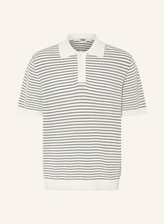 Drykorn Drykorn Strick-Poloshirt Tamian Relaxed Fit weiss