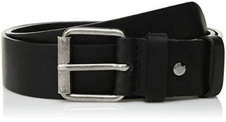 Nudie Jeans Pedersson Ceinture en cuir unisexe pour adulte - noir - 90 cm