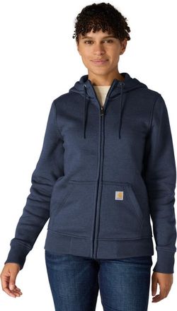 Carhartt Work in Progress Damen Relaxed Fit Mittelschweres Full-Zip Sweatshirt, Marineblau, M EU