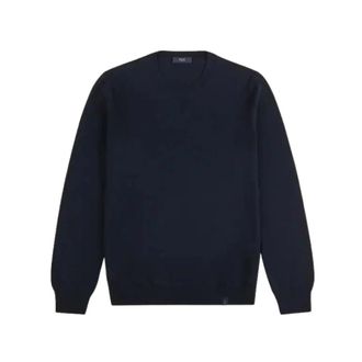 Fay Wollpullover - - Knitwear - Herren - Blau - M