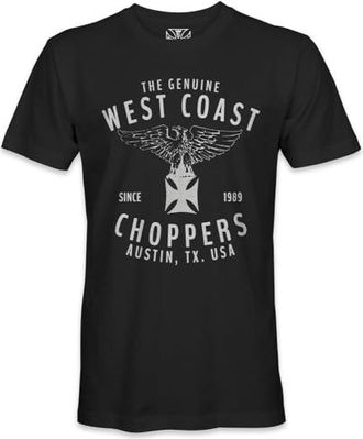 West Coast Choppers T-shirt pour homme - Noir, Noir, M