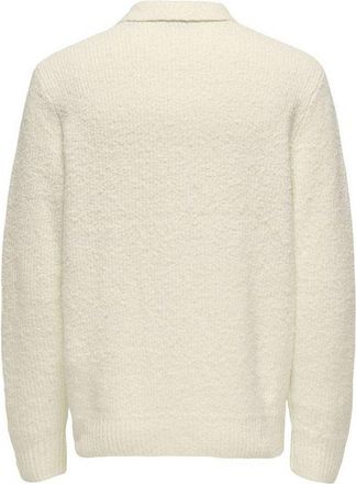 Only & Sons Strickpullover ONSDALE RLX LS POLO KNIT aus Baumwollmix