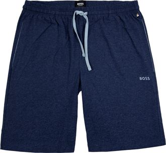 BOSS Herren Shorts Loungewearshorts Freizeithose Mix&Match Short CW, Farbe:Dunkelblau, Artikel:-460 Open Blue, Größe:2XL