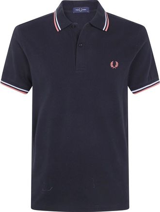 Fred Perry Homme, Tops, Noir, Taille: M Tipped Shirt