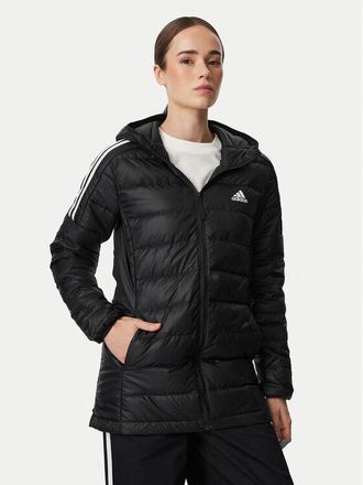 adidas Daunenjacke GH4590 Schwarz Slim Fit