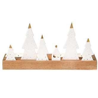 R&auml;der Living Sapin, objet lumineux, 25 x 7 x 13 cm